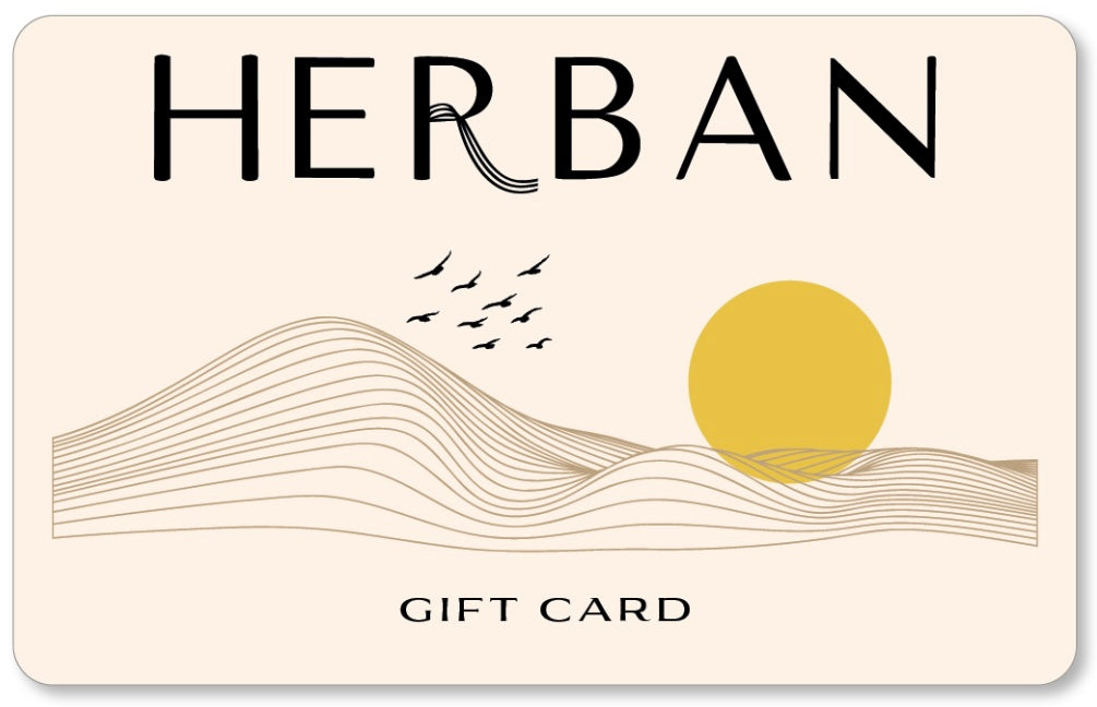 Herban Physical Gift Card – Eco-Friendly Paper ($25–$150) – HERBAN BODY ...